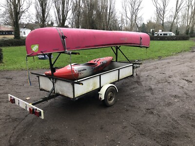 Canoe Kayak Trailer for 4x Canadian canoes plus kit 750kg | eBay UK