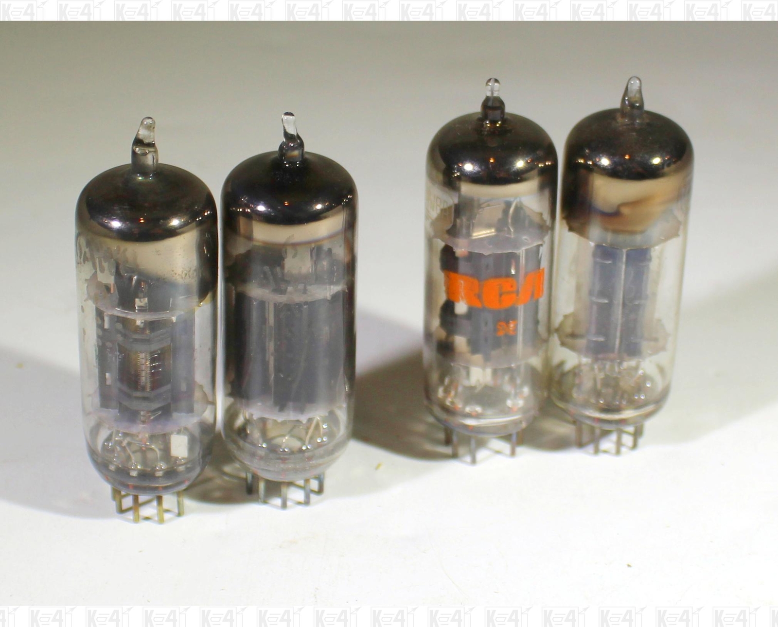 Assorted Brands 6AW8A 6AW8 Vacuum Tubess Used Good Matched Quartet Lot ...