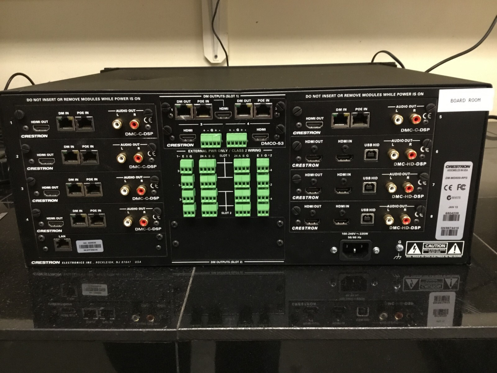 Crestron DM-MD8X8-RPS Digital Media Distribution Console W/ CARDS | eBay