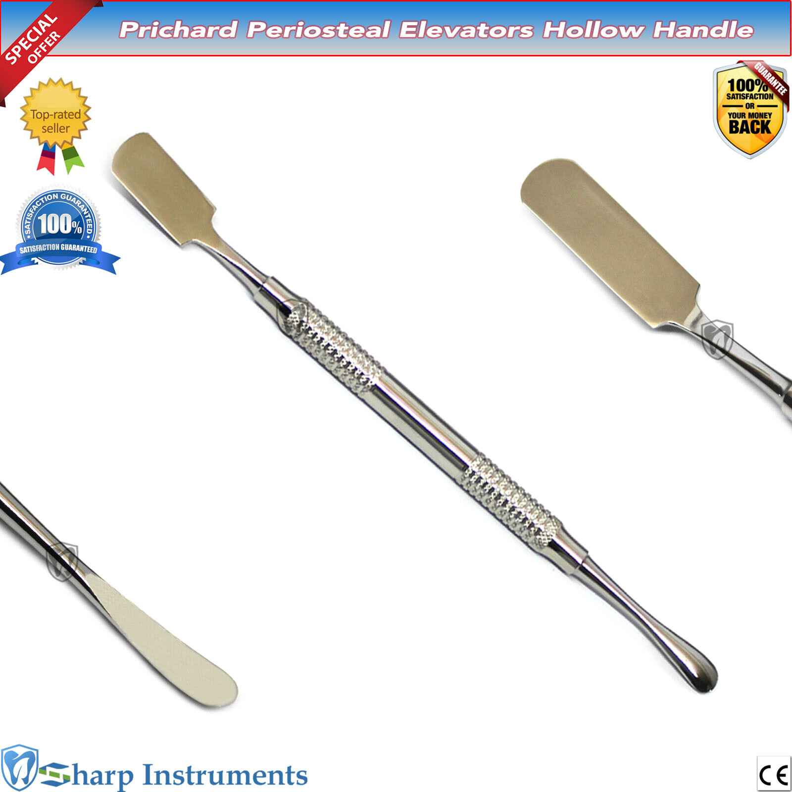 Periosteal Elevators Prichard Retracting Mucosa & Periosteum Surgical ...