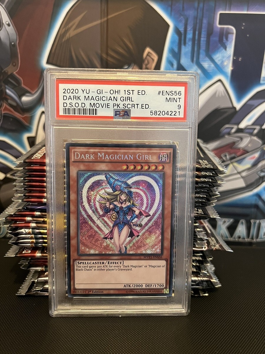 Yugioh Dark Magician Girl Secret Rare Mvp1ens56 1st