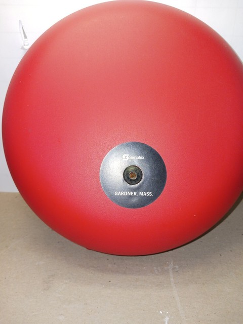 Simplex 2901-9333 10' Vibrating Bell Fire Alarm Red for sale online | eBay