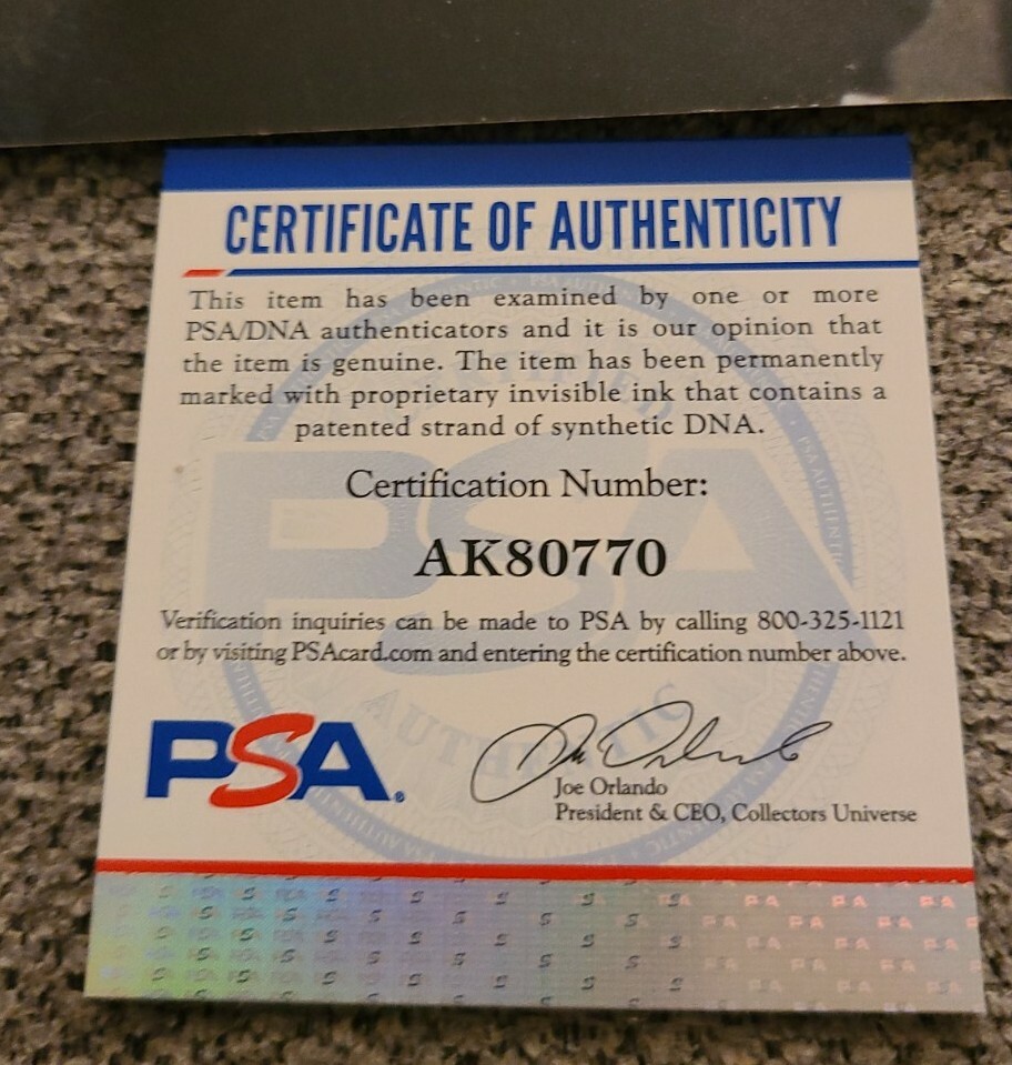 GENE HACKMAN SIGNED 11X14 PHOTO ENEMY OF STATE FRENCH CONN PSA DNA CERT ...