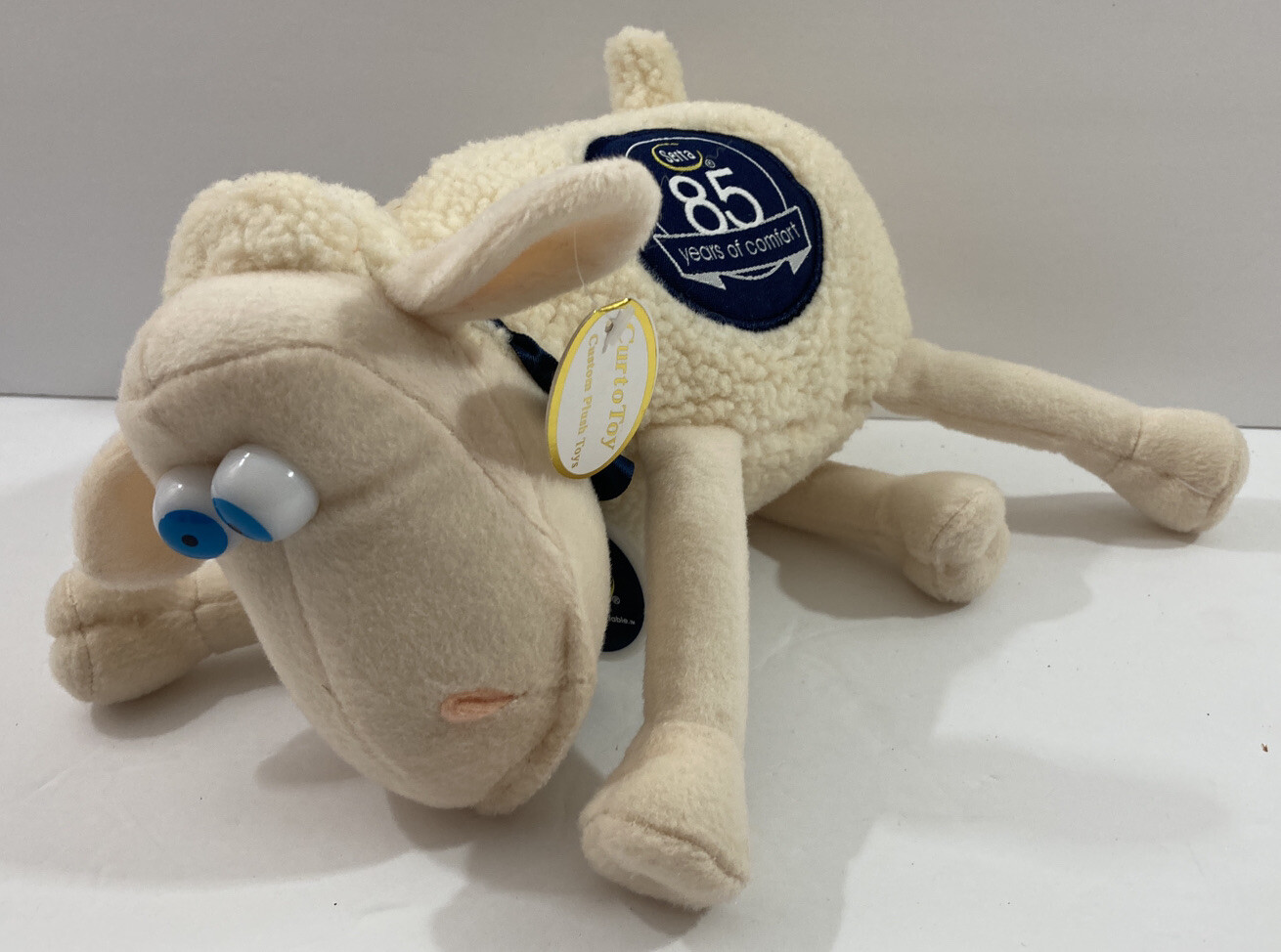 Serta Sheep mascot 8" plush #85 Curto Toy 2000 NWT | eBay