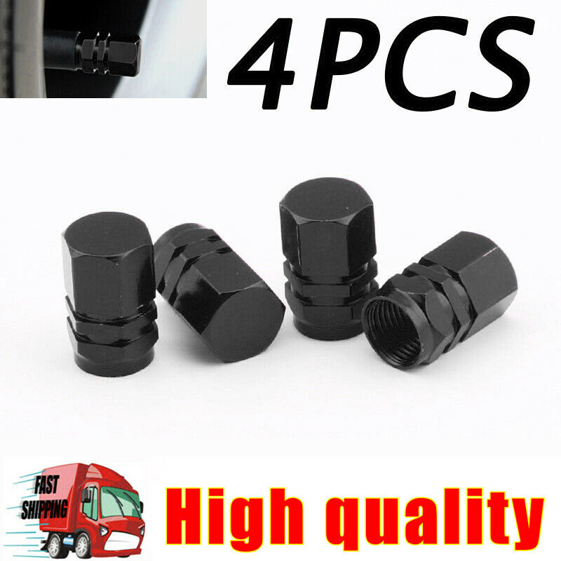4PCS Aluminum Alloy Wheel Tire Valve Stem Cap Car Truck Air Dust Caps ...