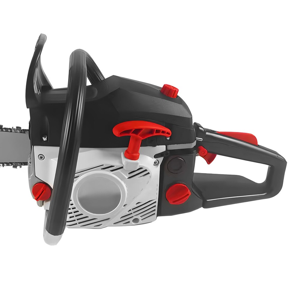 52cc Gas Powered Chainsaw with 20'' Guide Bar Saw Chain 2-Stroke Engine ...
