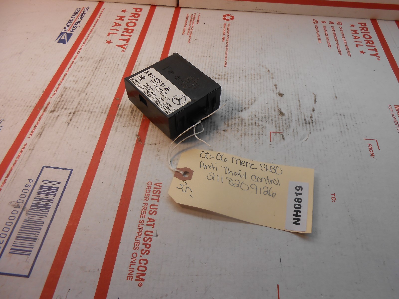 00-06 Mercedes S430 anti-theft control 2118209126 NH0819 | eBay