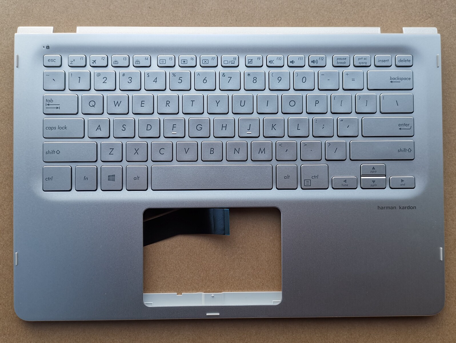 US Silver Palmrest Backlit keyboard for Asus Q405U Q405UA | eBay