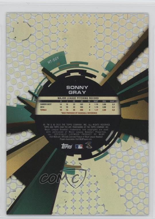 2015 Topps High Tek Dots Pattern 2 Spiral/Dots Sonny Gray #HT-SGY | eBay