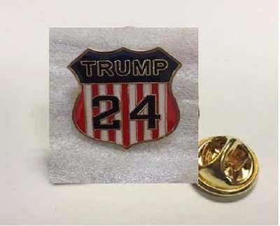 Trump 2024 45 47 MAGA USA SHIELD REPUBLICAN lapel pin | eBay