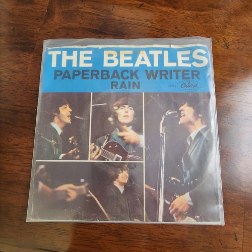 The Beatles "Paperback Writer" b/w "Rain" with Rare picture sleeve ...