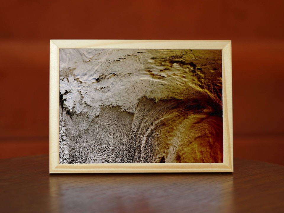 NASA's Terra Satellite Sees Shadows of Solar Eclipse by NASA - A5 Card ...