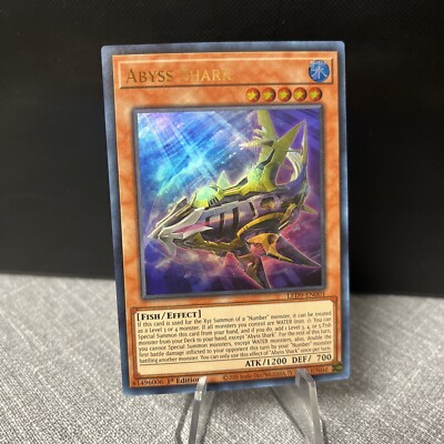 Yugioh Abyss Shark LED9-EN001 1st Edition Ultra Rare Near Mint | eBay