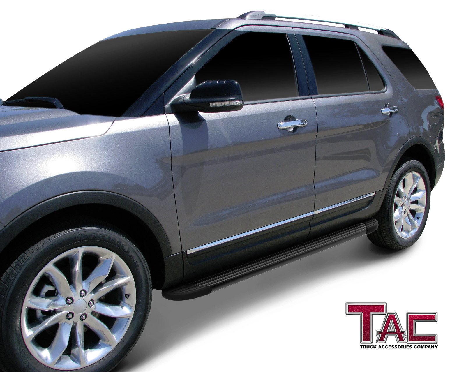For 2011-2019 Ford Explorer 6" Black Aluminum Running Boards Side Steps ...