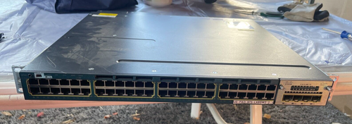 Cisco Catalyst 3560-X Series Switch 48-Port PoE+ WS-C3560X-48PF-L Dual ...