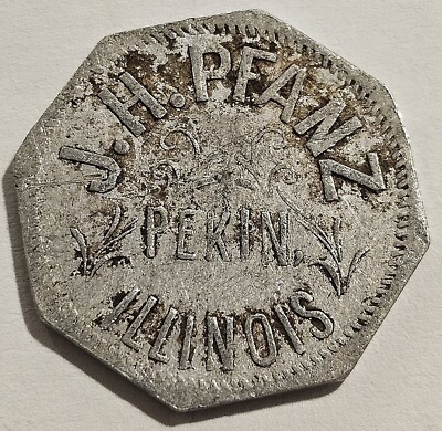 Pekin Illinois Trade Token, J.H. PFANZ, GOOD FOR 1 PINT OF MILK | eBay
