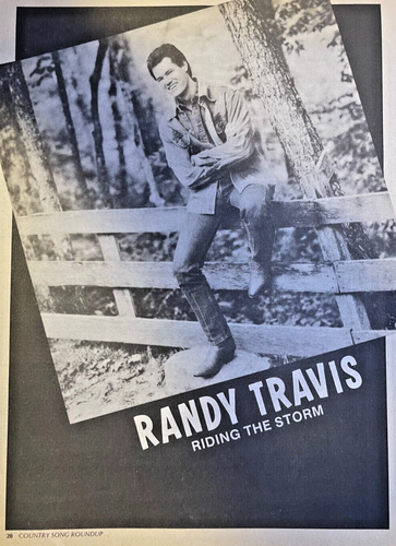 1989 Country Western Performer Randy Travis | eBay