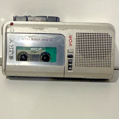 Sony M-560V Microcassette-Corder Voice Recorder VOR Clear Voice Plus | eBay