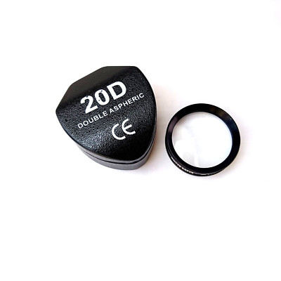 Ophthalmology Bio Fundus Examination Lens 20D Ultra Slim Free Fast ...