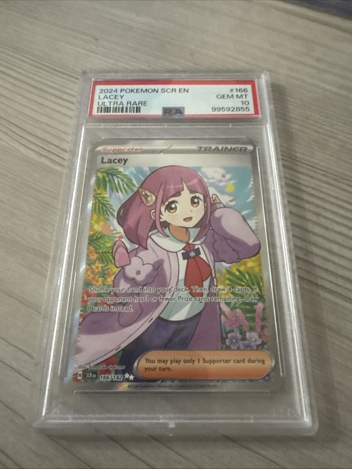 Lacey 2024 Scarlet & Violet: Stellar Crown #166/142 Ultra Rare (Full Art) Price Guide - Sports ...