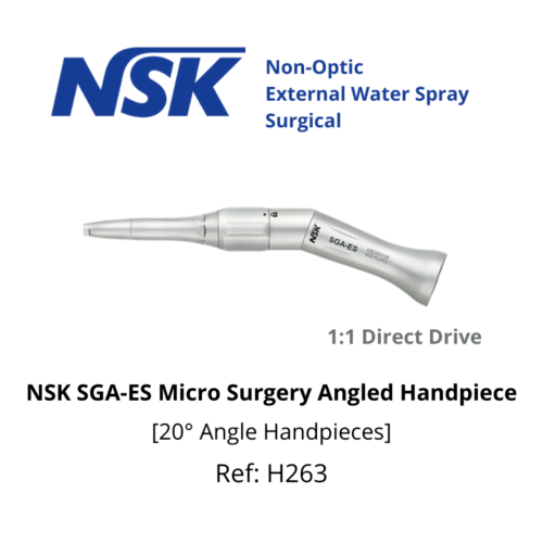 NSK Handpiece Attachment ENT Neuro 1:1 SGA-ES Surgical Angled off-angle ...