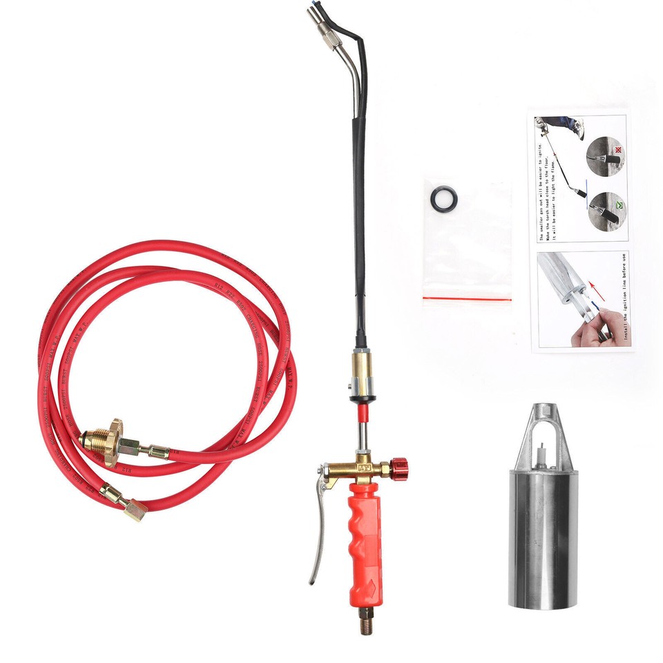 Portable Propane Weed Torch Fire Starter Ice Melter Burner Kit with 79 ...