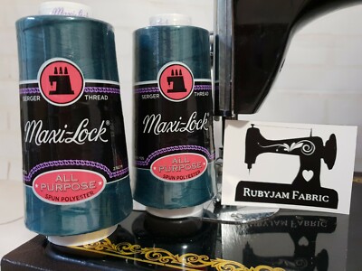 SPRUCE Maxilock All Purpose Overlocker Thread, solid colour poly thread ...