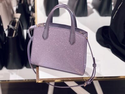 Kate Spade Tinsel Glitter Fabric Satchel Crossbody Bag K9337 Kate Spade Tinsel Glitter Fabric Satchel Crossbody Bag K9337
