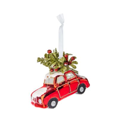 Ganz Glass Ornament for Christmas Tree, Vintage Christmas Car | eBay