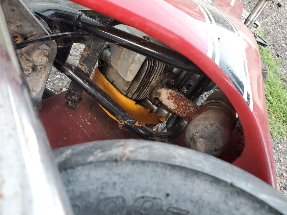 Dandy Pocket Bike 1980s from Japan mini motorcycle Red Mikuni As Is | eBay