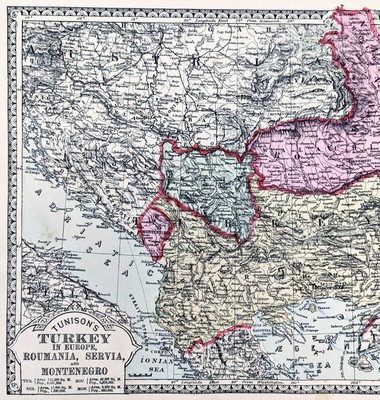 1900-Now - Map Of Romania