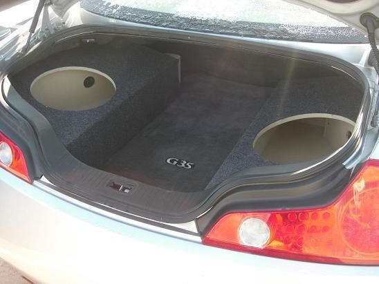 For Infiniti G35 Coupe - Custom Sub Box Subwoofer Speaker Enclosure | eBay