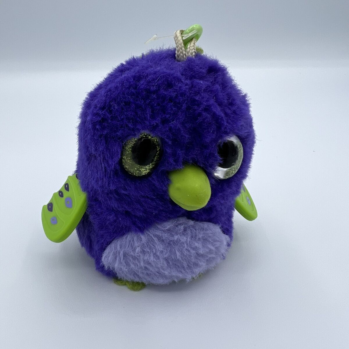 Hatchimals Mini Plush 2017 Series 1 Clip On Toy Purple and Green