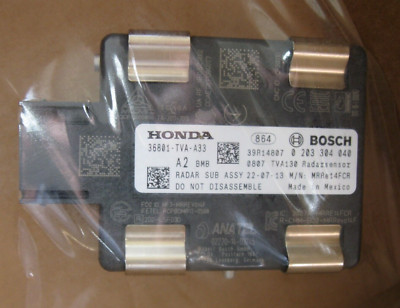 Honda (Bosch) 36803-TVA-C22 Distance Radar Sensor Sub Assy 21-22 Accord ...