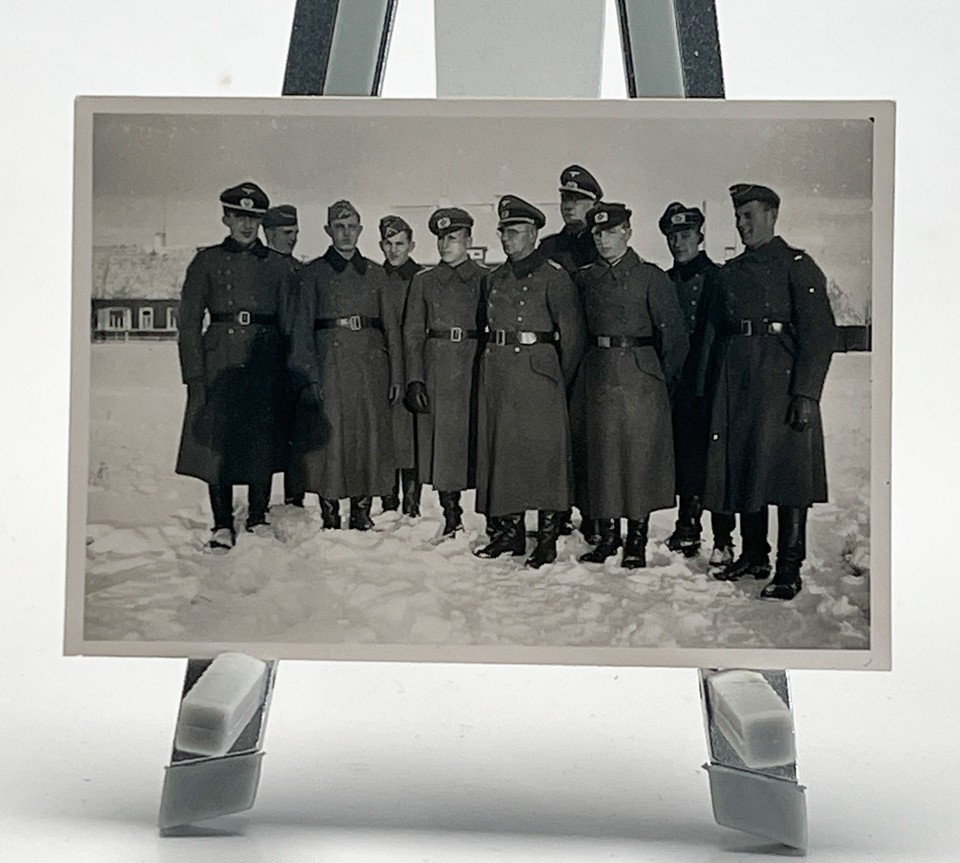 WW2 Era Photo Winter German Officers Wearing Over Coats | eBay