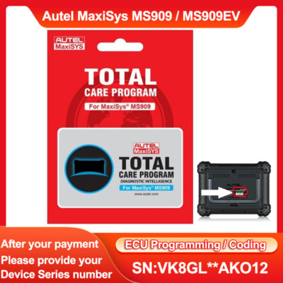 Autel Maxisys MS909 One Year Update Service TCP Card (Subscription) | eBay