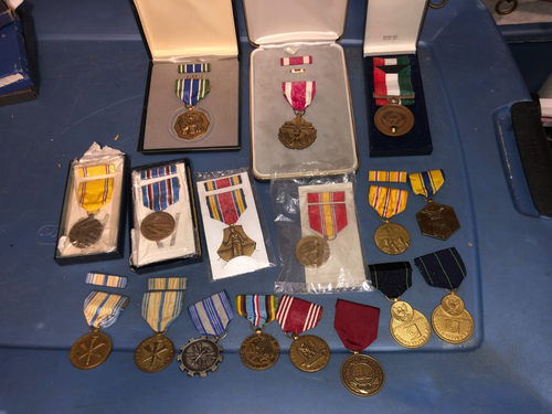 Large Lot of 17 Different US MILITARY MEDALS | eBay