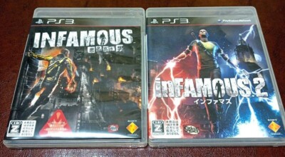 PS3 INFAMOUS 1 & 2 set Japan PlayStation 3 | eBay
