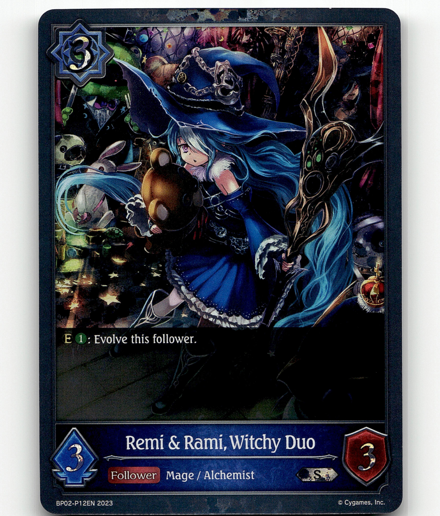Shadowverse Remi & Rami, Witchy Duo - P12EN (Foil) - Reign of Bahamut ...