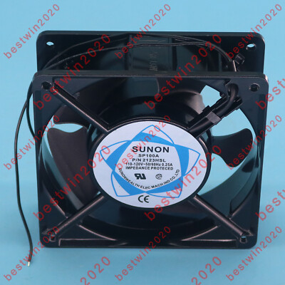 NEW SUNON Fan SP100A P/N 2123HSL AC 110-120V 12CM 12038 2 Wire | eBay