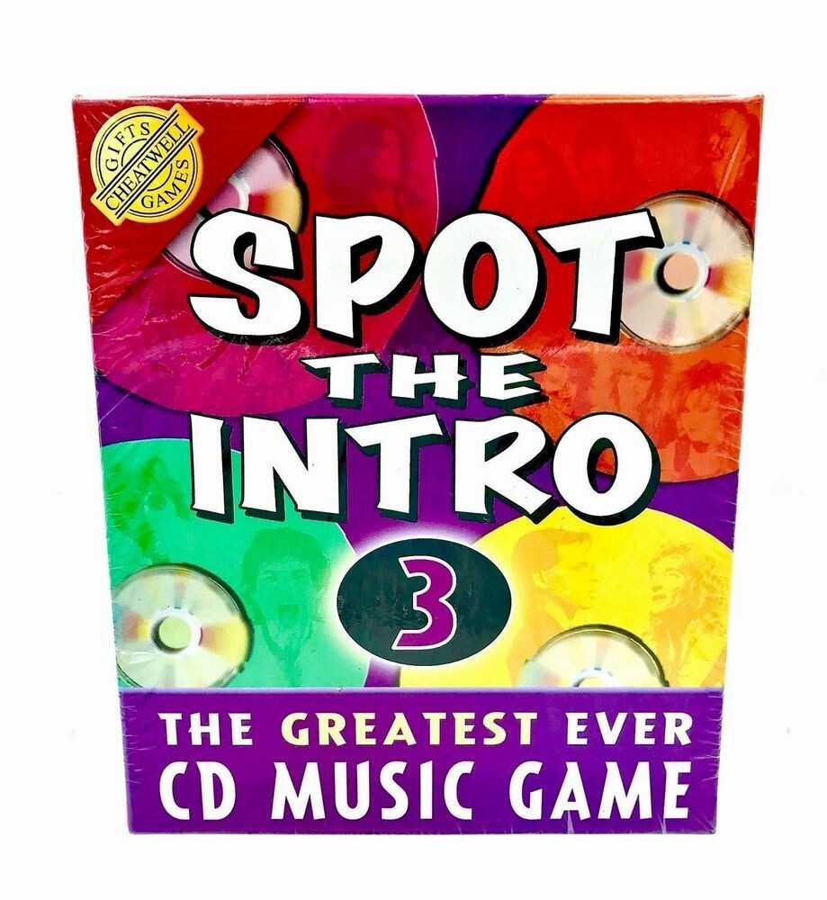 Cheatwell Games Spot The Intro 3 CD Music Game Age-14 2 Players #kw for ...