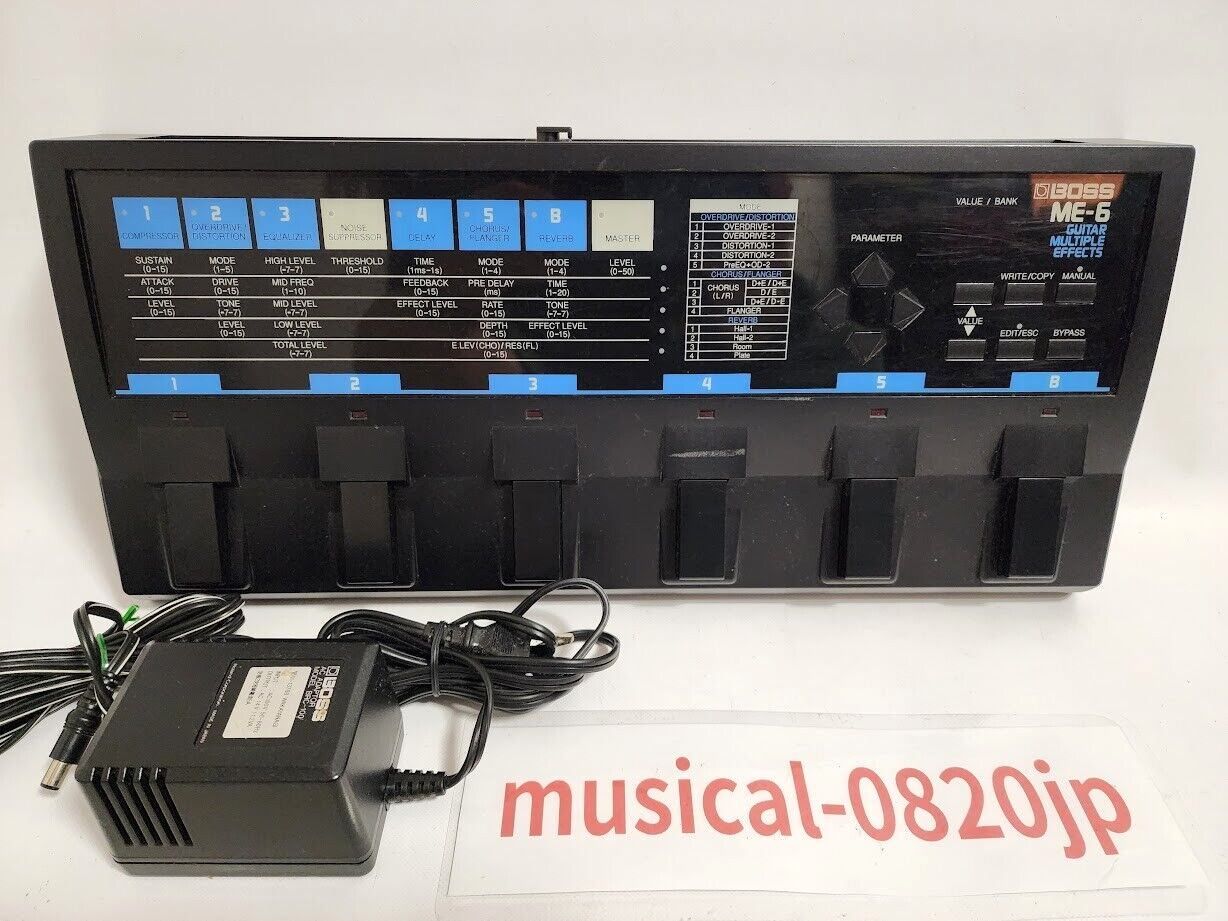 Boss ME-6 Guitar Multiple Effects Multi Effects Pedal | eBay