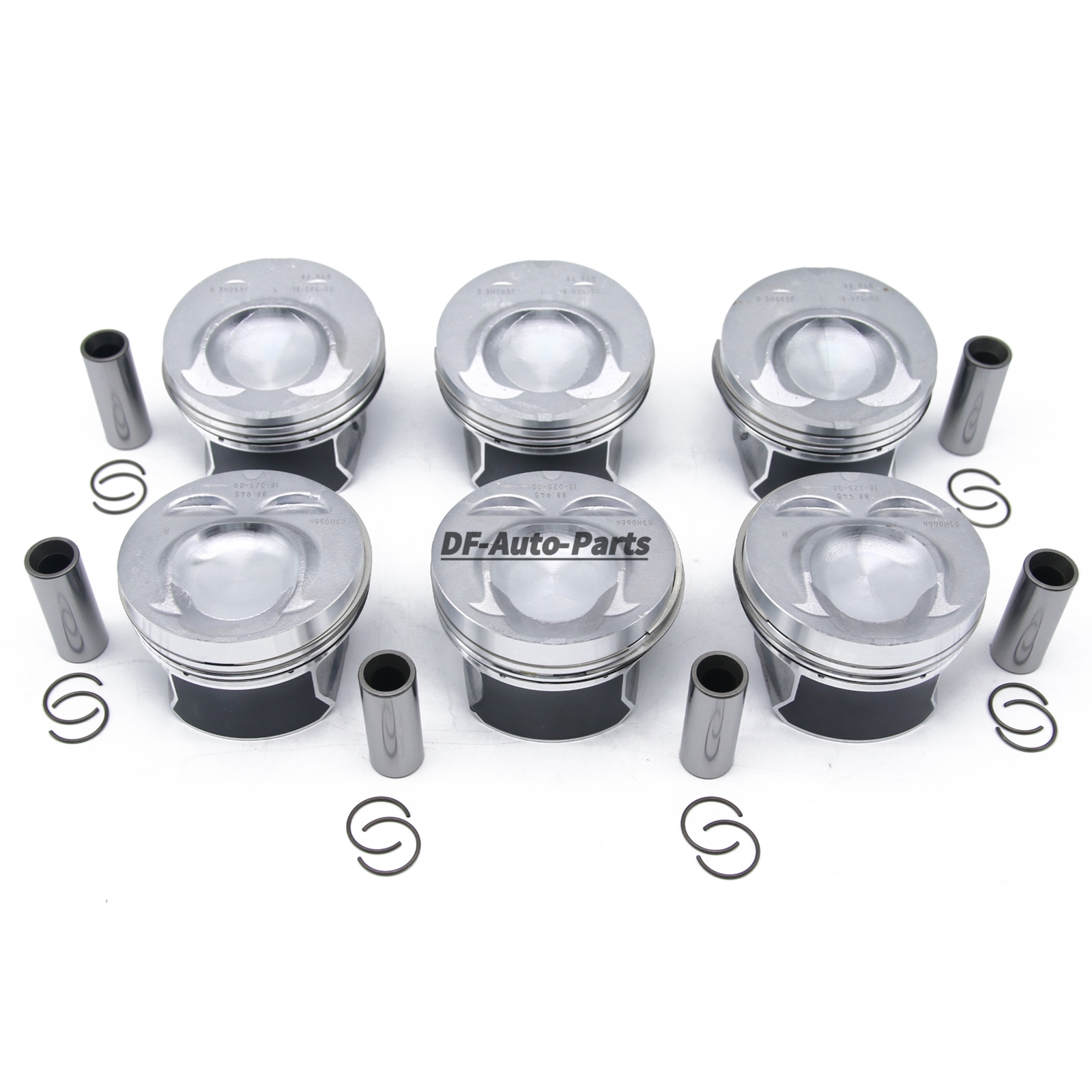 Φ89.01mm / Φ20mm Pistons Rings Set Mahle For Audi Q7 VW Passat R36 CC 3 ...