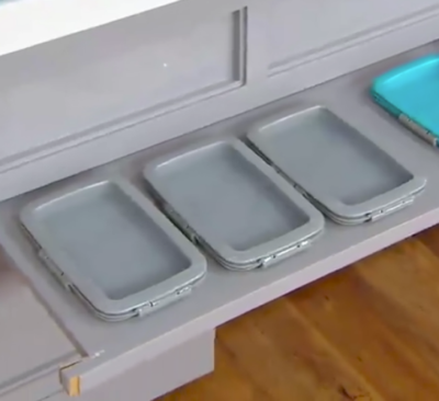 Flat Plastic Storage Containers