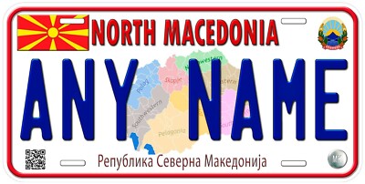 North Macedonia Custom Personalized Novelty Car Tag License Plate | eBay