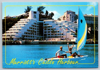 Marriott's Castle Harbour Hotel, Bermuda Reef Deckled 1980s postcard | eBay