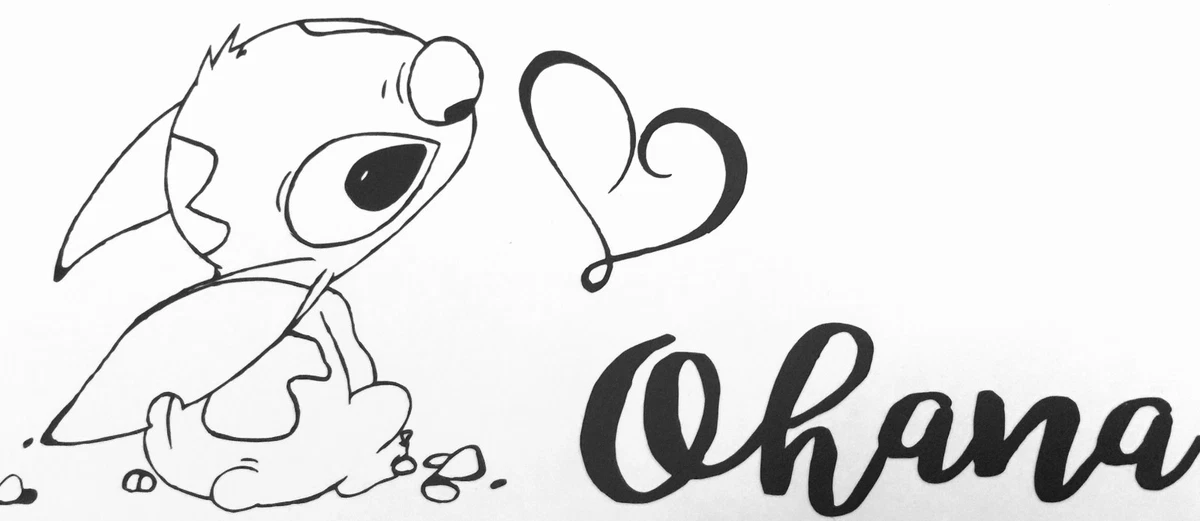 Ohana Car Sticker