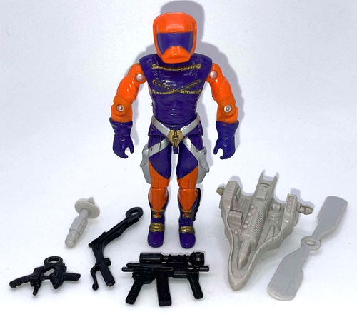 Vintage 1989 Hasbro GI Joe ANNIHILATOR v1 3.75" Action Figure Complete ...