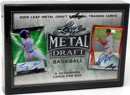 2019 LEAF METAL DRAFT BASEBALL HOBBY BOX BLOWOUT CARDS | eBay