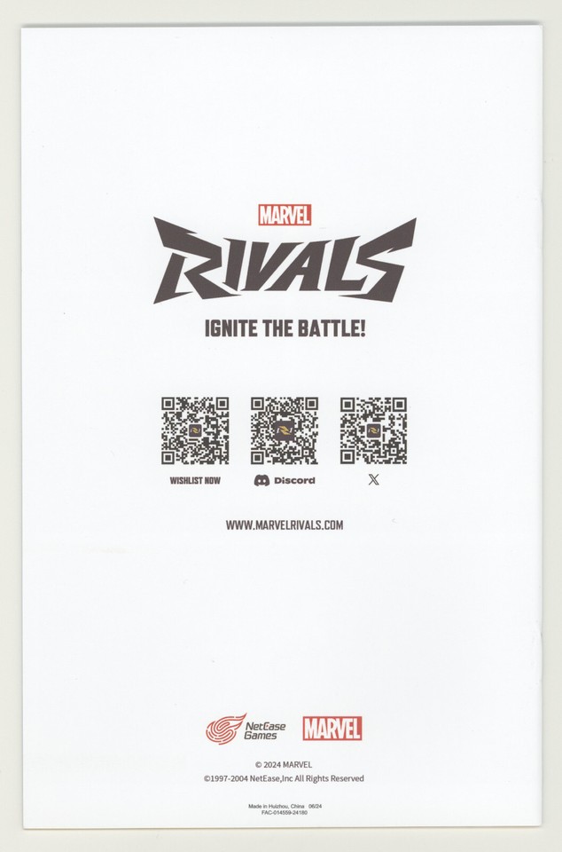 SDCC 2024 Marvel Rivals Video Game Mini Artbook Exclusive Panel ...